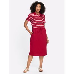 Sieh an! Jersey-Kleid in rot | Gr.: 54