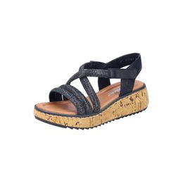 Rieker Plateau Sandaletten in Schwarz | Gr.: 40