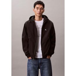 Calvin Klein Jeans Herren Blouson mit Kapuze Regular Fit, verstellbare Kapuze M