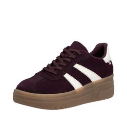 Rieker Damen Plateausneaker Basket-Sneaker, Retro-Sneaker, Schn&uuml;rschuh mit weichem Schaftrand lila 36