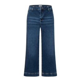 More & More More & More l&auml;ssige, verk&uuml;rzte Wide-Leg-Jeans in dark blue denim | Gr.: 40