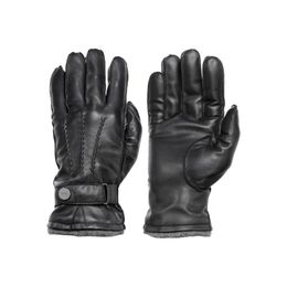 Pearlwood Damen Pearlwood Lederhandschuhe &raquo;Mike&laquo; Touchscreen proofed - 10 Finger System schwarz 9.5