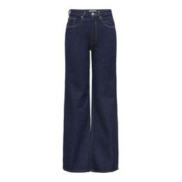 Only Jeans mit weitem Bein in Dark Blue Denim | Gr.: W30/L34