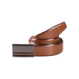 MONTI Herren MONTI Koppelg&uuml;rtel &raquo;BERLIN&laquo; 3,5 cm breit, Klassisch-Business, Koppelschlie&szlig;e braun 85