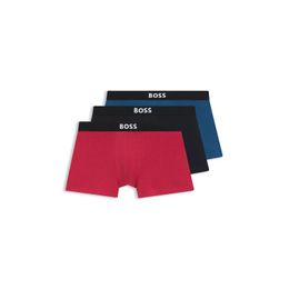 BOSS Herren BOSS Trunk &raquo;3P Trunk BOSS ONE&laquo; mit unifarbenen Bund XL