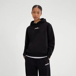 Ellesse Damen Kapuzensweatshirt, mit Kapuze, aus Baumwolle und Polyester, in den Gr&ouml;&szlig;en 34 bis 44 schwarz 36