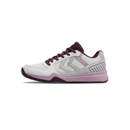Hummel Schn&uuml;rsenkel Sneaker All Court Innenbereich Erwachsene in WINETASTING/SEA FOG | Gr.: 42