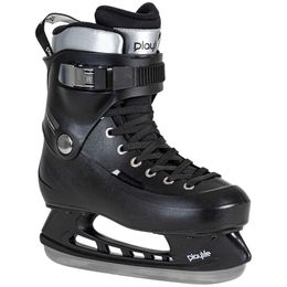 Playlife Schlittschuhe &raquo;Freezer Black&laquo; silber 37/38 (bis 100 kg) Schlittschuhe
