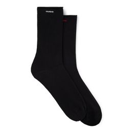 Hugo Underwear Damen HUGO Underwear Freizeitsocken &raquo;2P RS UNI CC W&laquo; Packung, 2 Paar tlg. mit gerolltem B&uuml;ndchen schwarz 39-42