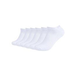 CAMP DAVID Herren CAMP DAVID Kurzsocken &raquo;mesh ventilation&laquo; 6 Paar tlg. mit dezentem Markenlogo wei&szlig; 39-42
