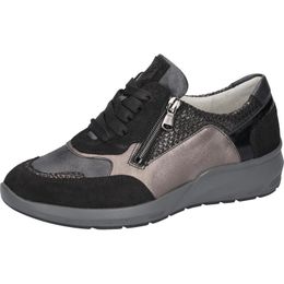 Waldl&auml;ufer Waldl&auml;ufer Damen Schn&uuml;rschuh &raquo;M-TONIA&laquo; Komfortschuh, Sneaker, Bequemschuh, Rei&szlig;verschluss, M-Weite schwarz 4,5 (37,5)