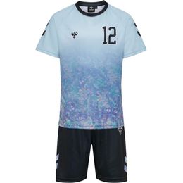 Hummel Kinder Trainingsanzug "Hmlshimmer Set" in Blau | Gr.: 146