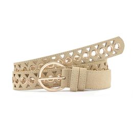 Lascana Damen Lascana H&uuml;ftg&uuml;rtel &raquo;Hoseng&uuml;rtel, Anzugg&uuml;rtel, G&uuml;rtel, Jeansg&uuml;rtel&laquo; mit kleinen Cut-Outs - f&uuml;r Hosen & Kleider beige 75