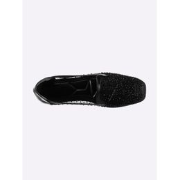 Heine Slipper in schwarz-metallic | Gr.: 42