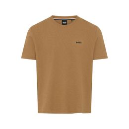 BOSS Herren BOSS Pyjamaoberteil &raquo;Waffle T-Shirt&laquo; braun S