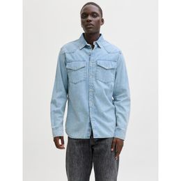 Jack & Jones Jack & Jones Herren Jeanshemd &raquo;JJEWESTERN JJSHIRT AT 187 NOOS&laquo; mit Brusttaschen XS, N-Gr