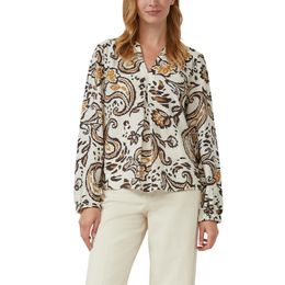 s.Oliver Damen s.Oliver Langarmbluse mit floralen Muster bunt 34