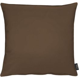 Apelt Dekokissen &raquo;4362 Rips Uni&laquo; Wasser- und Schmutzabweisend braun Mischgewebe B/L: 39cm x 39cm, 1 Stk.