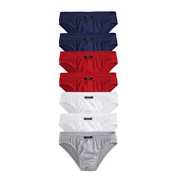 H.I.S. H.I.S Slip in marine, rot, wei&szlig;, grau-meliert | Gr.: 6