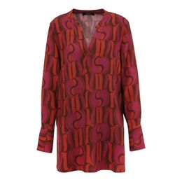 Aniston SELECTED Longbluse in dunkelrot-rot-fuchsia | Gr.: 36