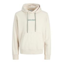 Jack & Jones Jack & Jones Herren Kapuzensweatshirt &raquo;JJKENDRICK SWEAT HOOD&laquo;, Baumwollmischung, regular fit beige S