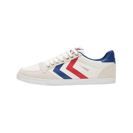 Schn&uuml;rsenkel Sneaker Hummel Slimmer Erwachsene in WHITE/BLUE/RED/GUM | Gr.: 48