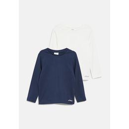 s.Oliver Junior Jungen s.Oliver Junior Langarmshirt 2 2er Pack Shirt / f&uuml;r Boys / Rundhals 164