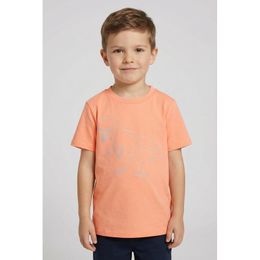 Tom Tailor Jungen Tom Tailor T-Shirt mit in der Nacht leuchtendem Dino-Print orange 104/110