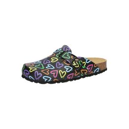 Lico Clog "Bioline Clog Print" in Schwarz | Gr.: 39
