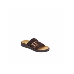 Blundstone Sandale "2696 Deepest Brown Suede (Aerocork Sandal)" in Braun | Gr.: 45