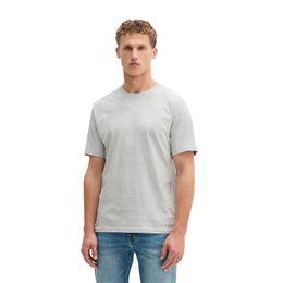 Marc O'Polo Marc O'polo Herren Marc O'Polo T-Shirt Logo-T-Shirt aus Bio-Baumwolle grau M (50)