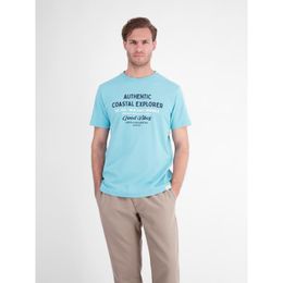 Lerros Herren Lerros Print-Shirt regular fit, Kurzarm-Design, mit auff&auml;lligem Print S