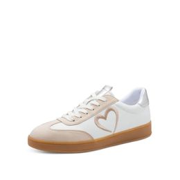Marco Tozzi Sportliche Schn&uuml;rschuhe in Wei&szlig; | Gr.: 36