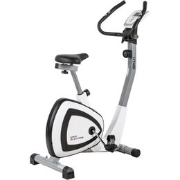 Motive Fitness by U.N.O. Heimtrainer &raquo;HT 400 (mit/ohne Unterlegmatte)&laquo; 120 kg max. Benutzergewicht, Fahrrad, 8 Widerstandsstufen grau ohne 