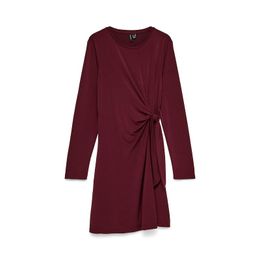 V&eacute;ro Moda Vero Moda Damen Minikleid &raquo;VMJILL LS DRESS JRS NOOS&laquo; Materialmix, regular fit rot L, N-Gr