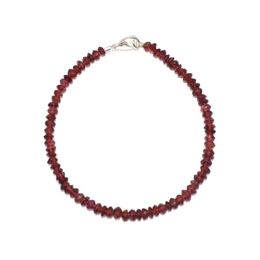 Firetti Damen Armband &raquo;Schmuck Geschenk Silber 925 Armschmuck Armband Edelstein Granat&laquo; Made in Germany - mit Granat bunt 17, Silber 925 (