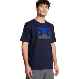Under Armour Herren T-Shirt &raquo;UA M BOXED SPORTS UPDATED SS&laquo; mit Rundhalsausschnitt, aus Baumwolle und Polyester, pflegeleicht blau S