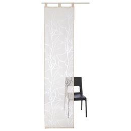 OTTO home Schiebegardine &raquo;Anna&laquo; Schlaufen 1 Stk. tlg. Inkl. Beschwerungsstange beige Ausbrenner, Polyester, Viskose 145cm, Schlaufen, 57cm