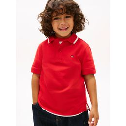 Tommy Hilfiger Jungen Poloshirt &raquo;LB TAKE IT EASY GRAPHIC POLO SHORT SLEEVE&laquo; Kinder bis 16 Jahre, Backprint, regular fit rot 6 (116)