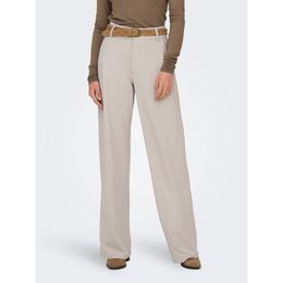 Jacqueline de Yong Jdy Damen JDY Anzughose &raquo;JDYGEGGO LIFE OCCASION PANT JRS NOOS&laquo; Materialmix, regular fit beige S (36), L&auml;nge 32