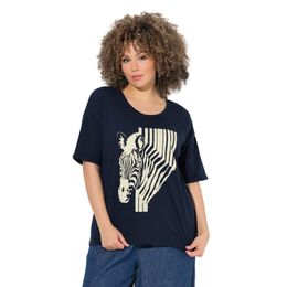 Ulla Popken Shirt in marine | Gr.: 54-56