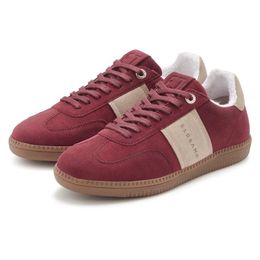 ELBSAND Damen Sneaker &raquo;Freizeitschuh, Schn&uuml;rschuh, Turnschuh, Retro Sneaker, Lederschuh&laquo; Ledersneaker, Schn&uuml;rhalbschuh aus Leder im modernen Retro 