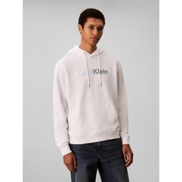 Calvin Klein Herren Kapuzensweatshirt &raquo;LS EU 350TERRY CURSIVE GRAPHIC H&laquo;, regular fit, Logo-Schriftzug wei&szlig; XL