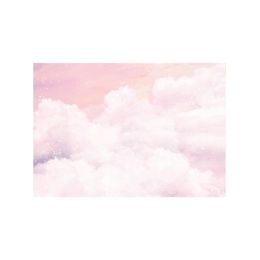 WALLARENA Fototapete Kinder M&auml;dchen in Rosa | Gr.: 150 x 105 cm