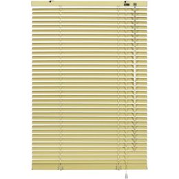 Gardinia Jalousie &raquo;Aluminium-Jalousie 25 mm&laquo; mit Bohren freih&auml;ngend Jalousieb&auml;nder farblich passend beige 175cm, einseitig verschiebbar, 140cm