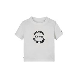 Tommy Hilfiger M&auml;dchen T-Shirt &raquo;BOYS GRAPHIC TEE&laquo; mit gro&szlig;em Logodruck wei&szlig; 74