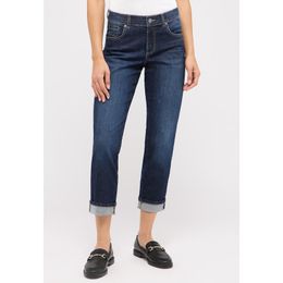 Angels Damen Angels 7/8-Jeans &raquo;DARLEEN TURN UP&laquo; bequeme Passform, 5-Pocket-Style blau 40, L&auml;nge 28