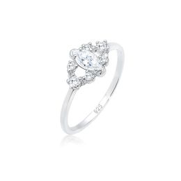 Elli Ring 925 Sterling Silber Verlobungsring in Silber | Gr.: 56