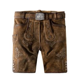 Stockerpoint Lederhose "Bertl" in stein ge&auml;scht-natur | Gr.: 42