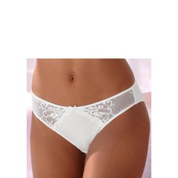 Petite Fleur By Lascana Damen petite fleur by Lascana Slip Packung, 3 St&uuml;ck, mit floraler Spitze und weichem Microtouch lila 40/42